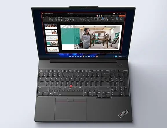 Laptop Lenovo Thinkpad E16 Gen1 16" Intel Core I7 16Gb 512Gb Ssd Esp Windows 11 Pro Negro 21Jq0007Lm